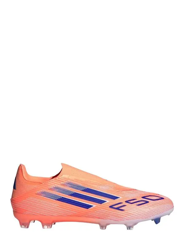Adidas F50 League Laceless Fg/mg - Beam Orange/lucid Blue/cloud White