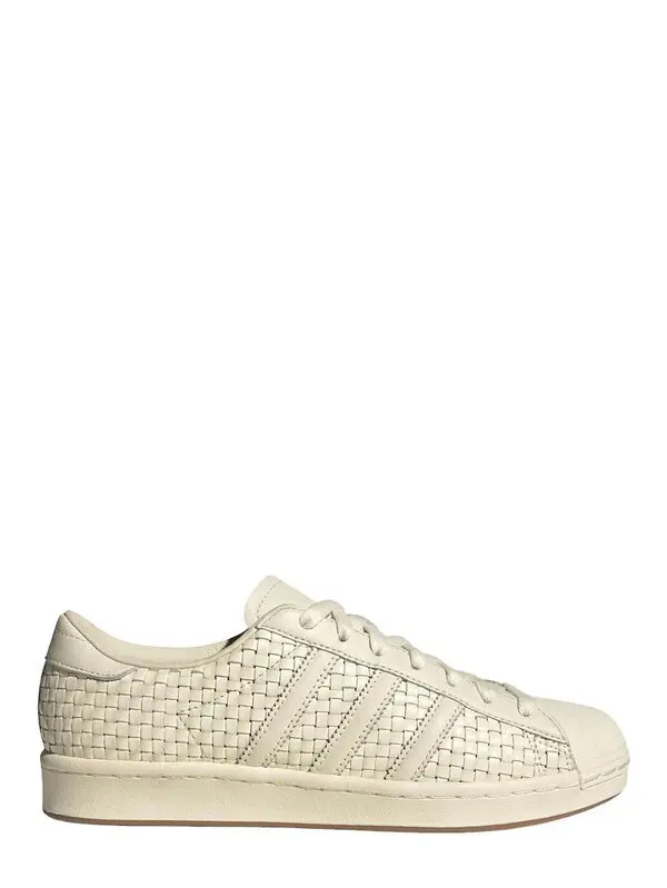 Adidas Superstar Vintage Woven Sneakers - Cream White/blue