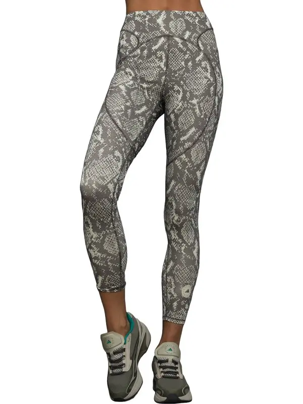 Adidas By Stella McCartney Asmc Truepurpose Training Leggings - Almond Milk-smc/charcoal