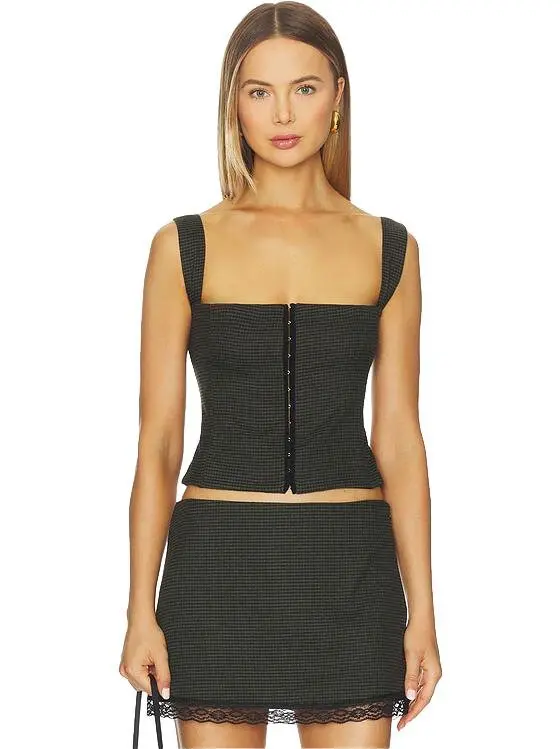 BELLA VENICE The Ambrose Corset - Houndstooth