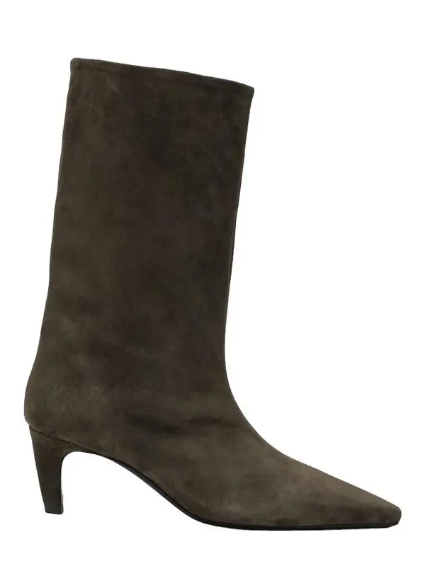 JUDE Cave Suede Leather Boots - Brown