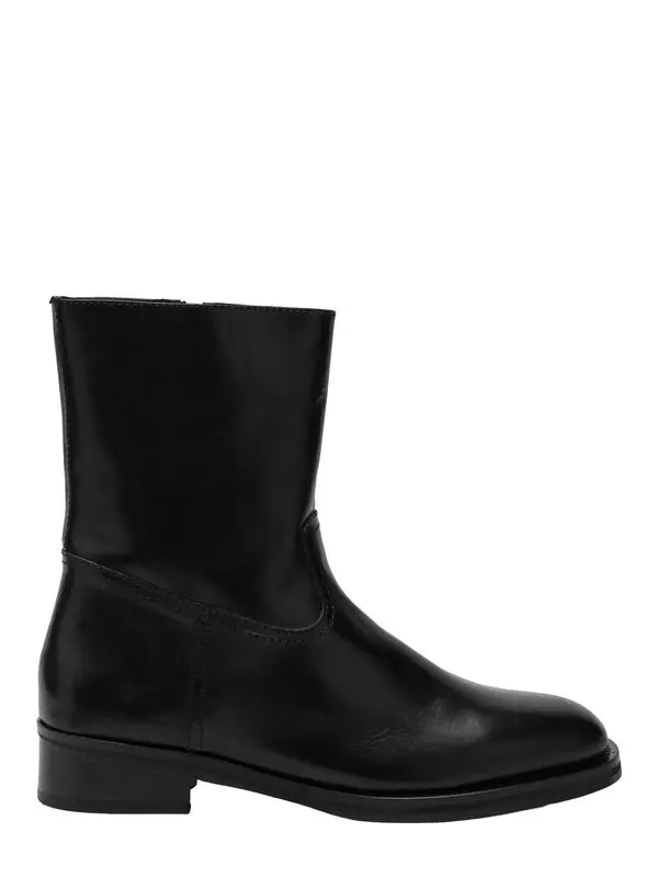 JUDE Daryl Ankle Boots In Leather - Black