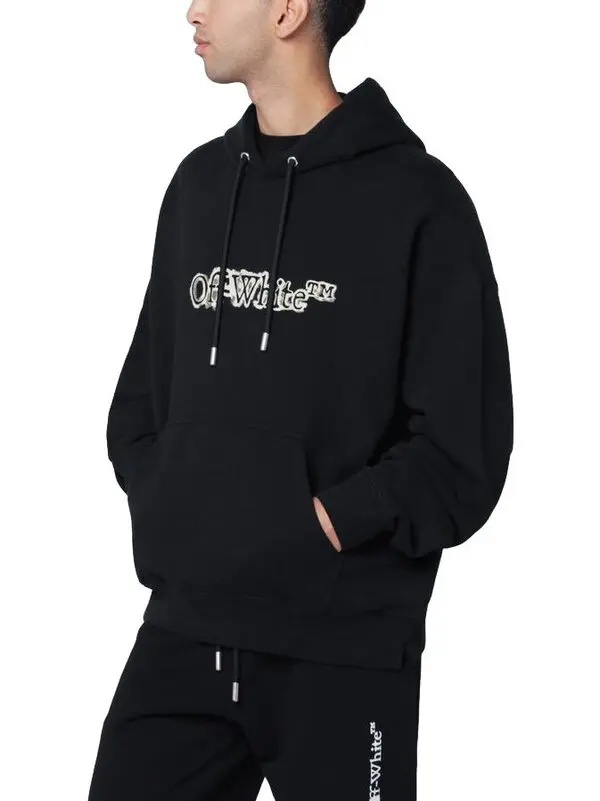 Off-White Cloudy Arrow Hoodie - Black