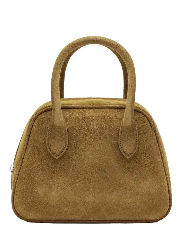 DUNST Suede Handbag - Brown