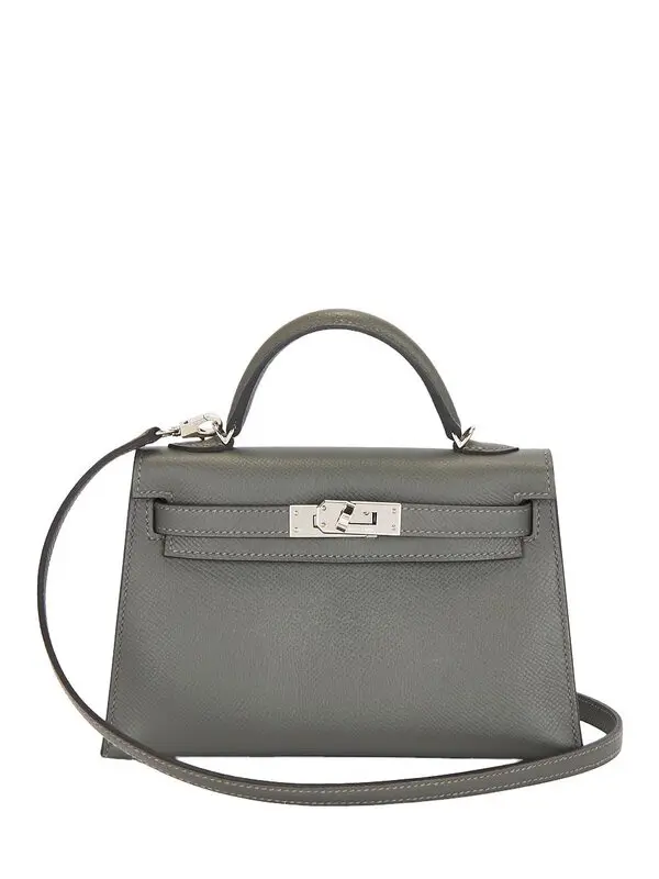 Hermès Epsom Kelly 20 Handbag - Gris Meyer
