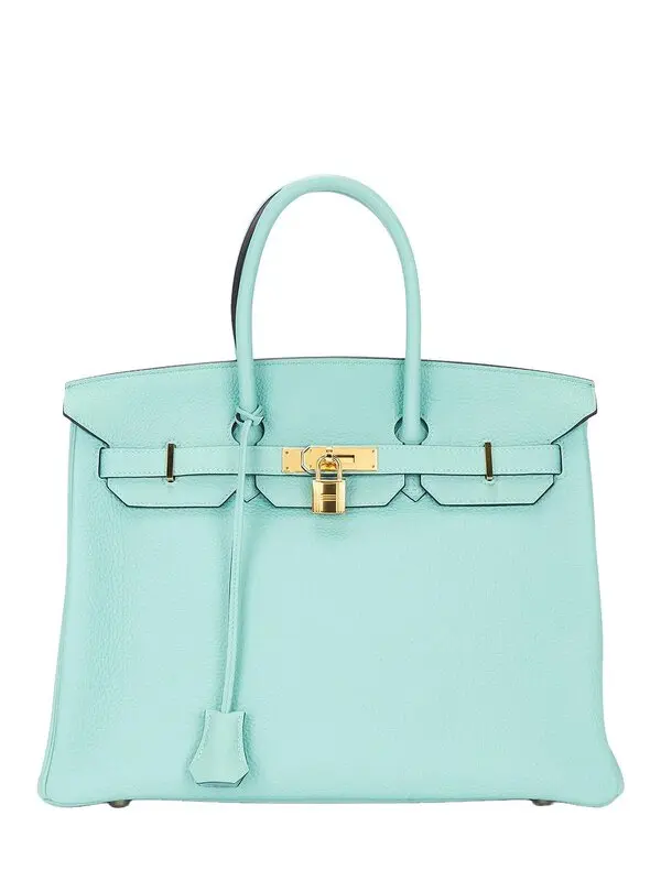 Hermès Birkin 35 Handbag - Bleu Atoll