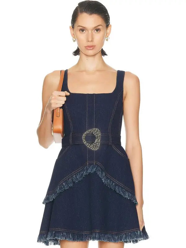 Alexis Macey Mini Dress - Denim