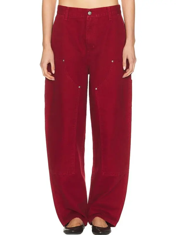Carhartt Work In Progress Og Double Knee Wide Leg - Scarlet