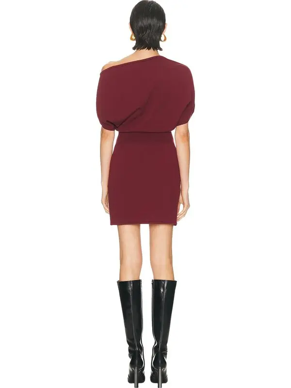 Simkhai Shania Mini Dress - Cranberry