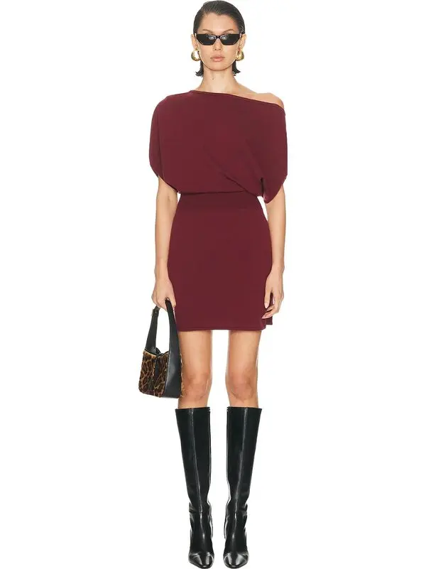 Simkhai Shania Mini Dress - Cranberry