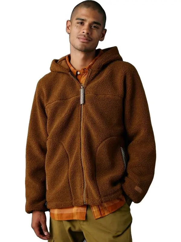 UGG Full Zip Fleece Hoodie - Brown