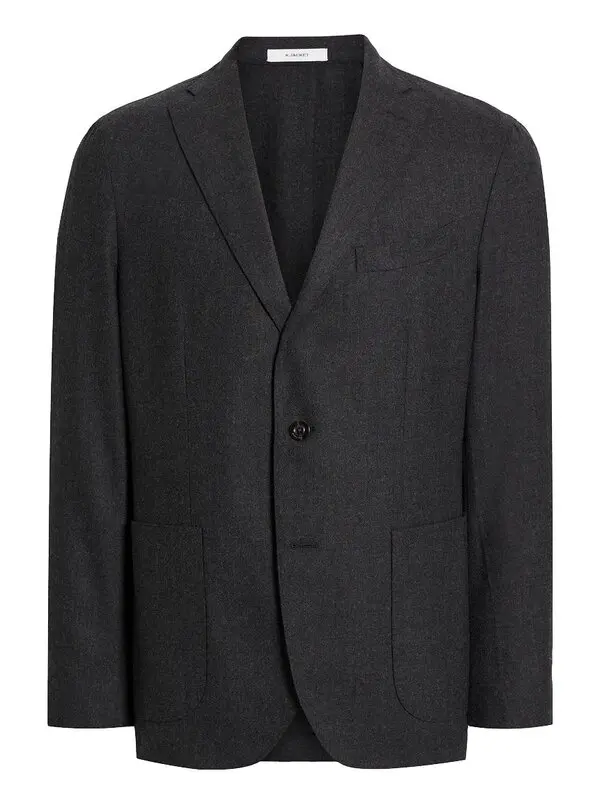 Boglioli Wool Blazer - Charcoal