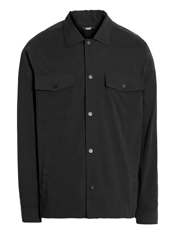 Paige Delman Canvas Overshirt - Black