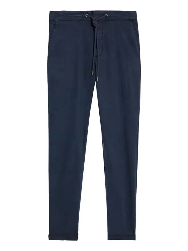 Paige Tencel™-blend Twill Pants - Navy