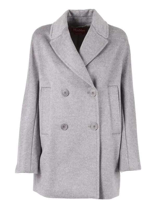 Max Mara Double Breasted Jacket - Gray