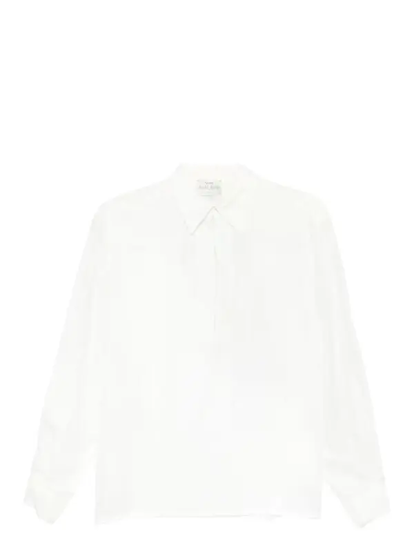 FORTE_FORTE Silk Blouse - White