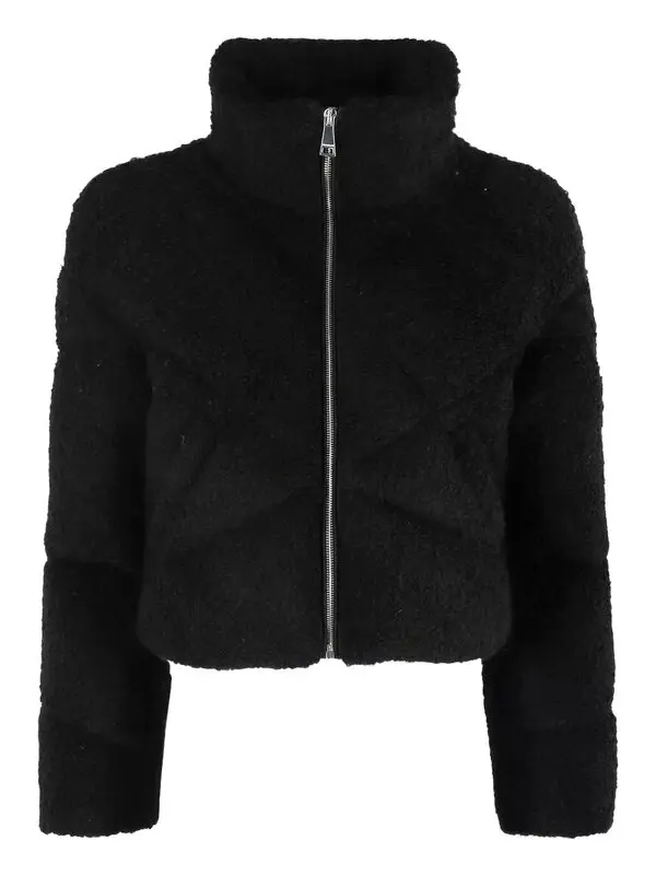 Khrisjoy Bouclé Bomber Jacket - Black