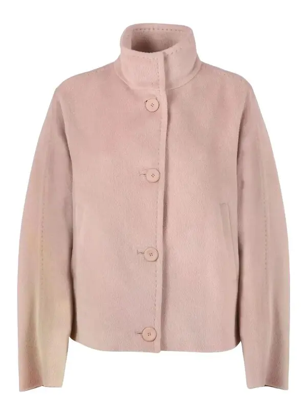 Max Mara Caladio Button Jacket - Pink
