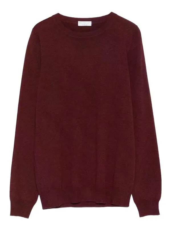 Brunello Cucinelli Crew-neck Sweater - Red