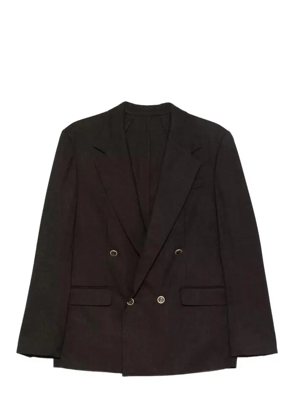 MARSEM Double-breasted Blazer - Brown