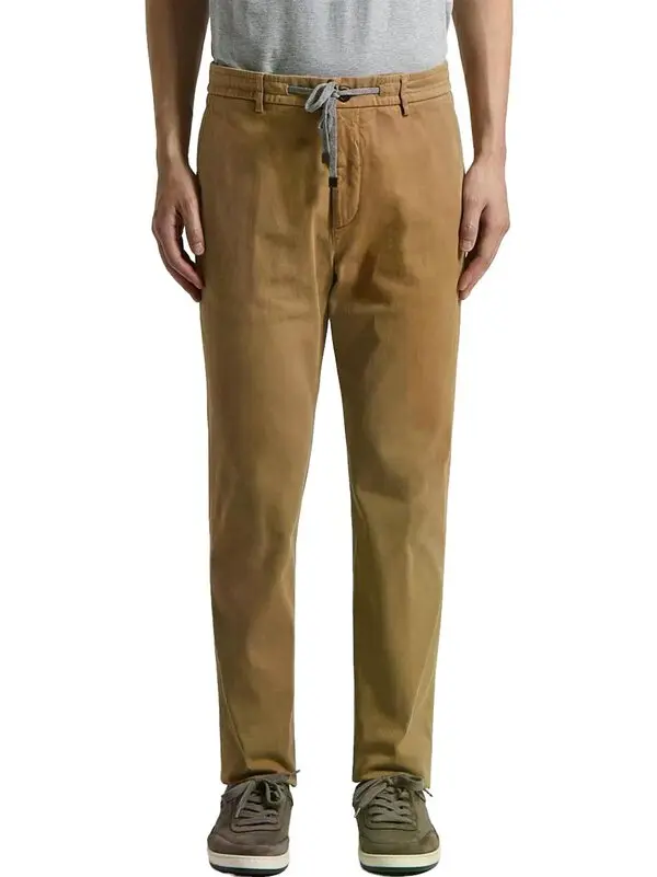 Peserico Drawstring Trousers - Brown