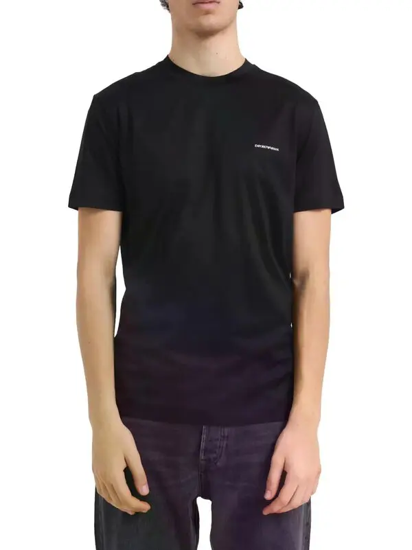 Emporio Armani Logo-print T-shirt - Black