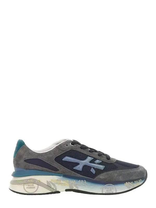 Premiata Logo Heel Trainers - Blue