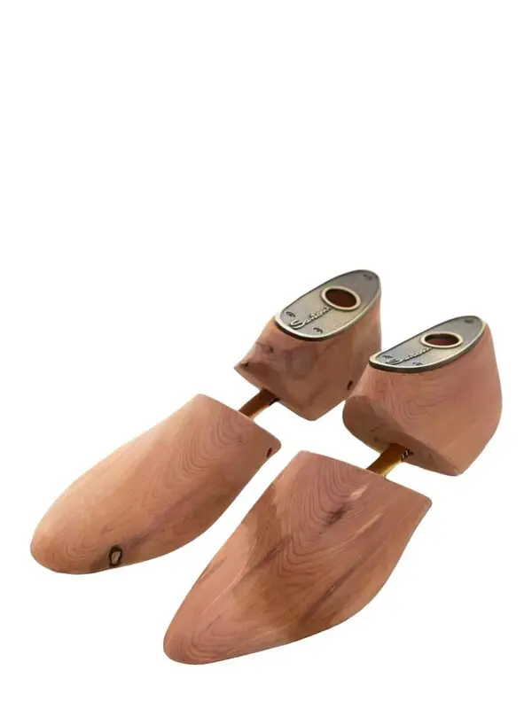 Santoni Grooved Shoe Trees - Brown