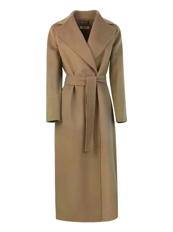 Max Mara Poldo Belted Wool Coat - Brown