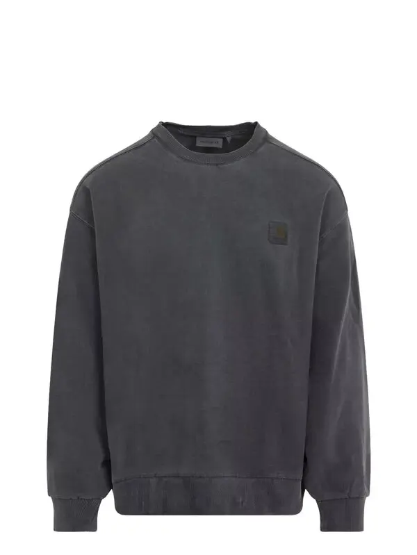 Carhartt Work In Progress Logo-patch Sweatshirt - Grey