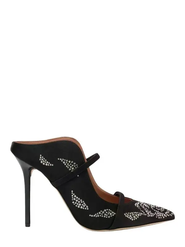 MALONE SOULIERS 70mm Maureen Mules - Black