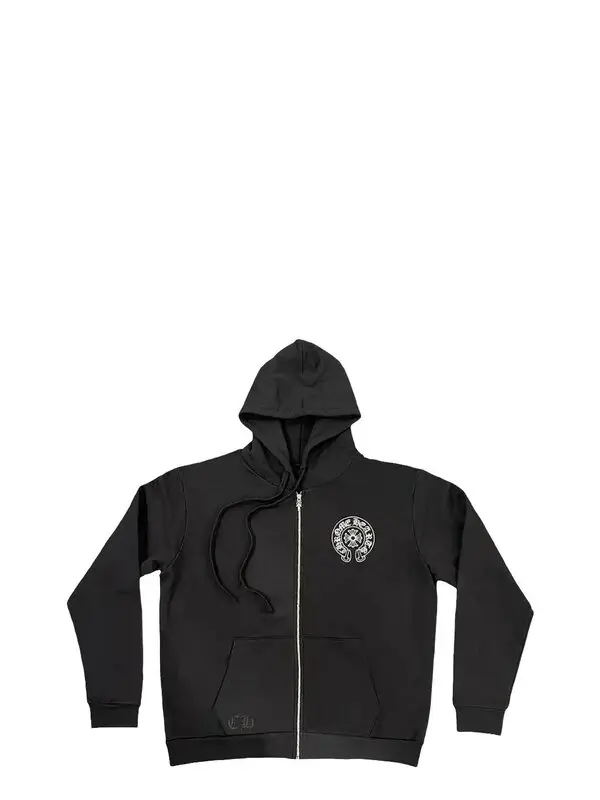 Chrome Hearts Las Vegas Zip-up Hoodie - Black
