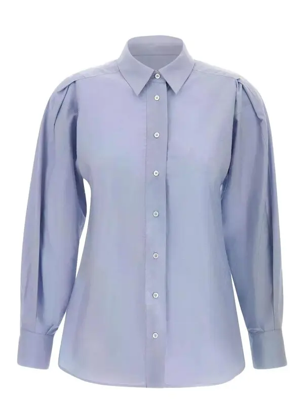 Marella Orlaya Puff-sleeves Shirt - Purple