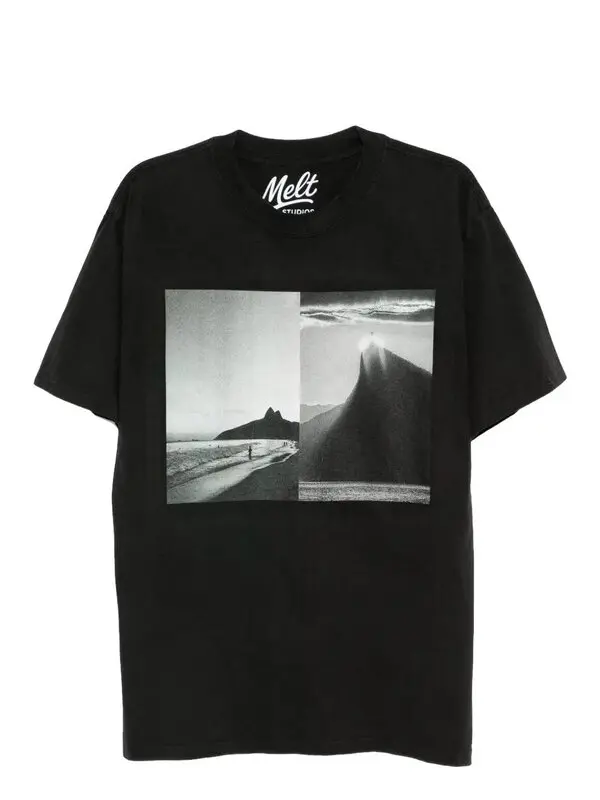 MELT Graphic-printed T-shirt - Grey