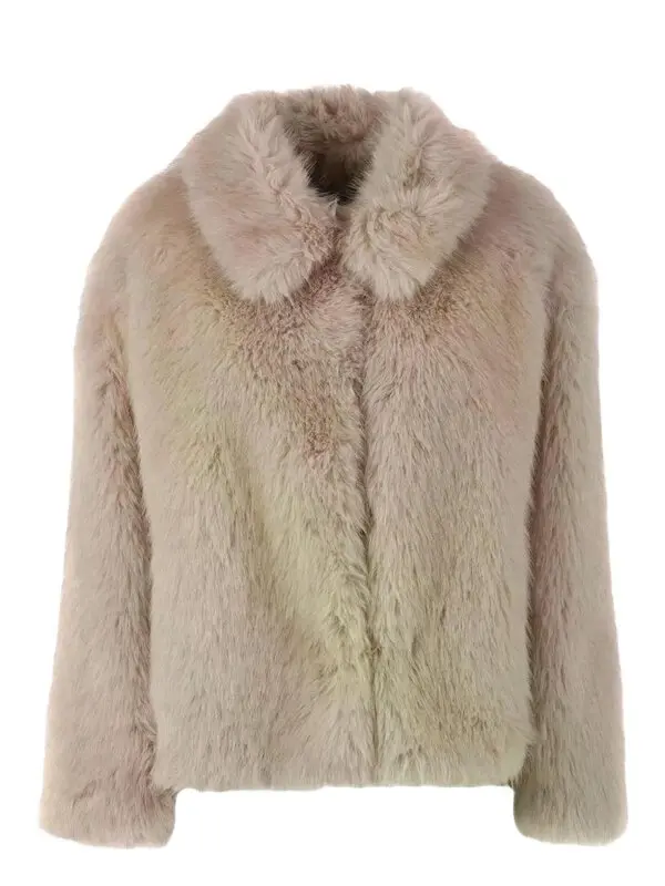 Max Mara Fleece Collared Jacket - Neutrals