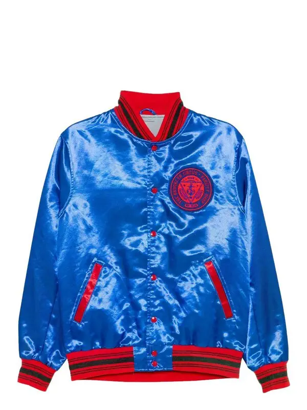 THE BROOKLYN CIRCUS Varsity Bomber Jacket - Blue