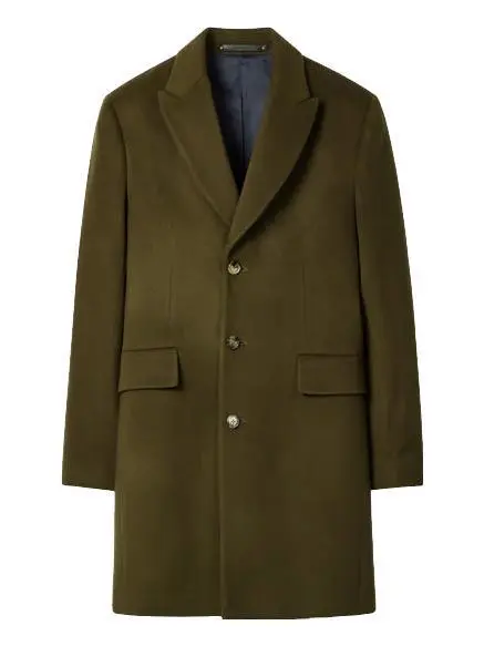 Paul Smith Wool-cashmere Epsom Coat - Green