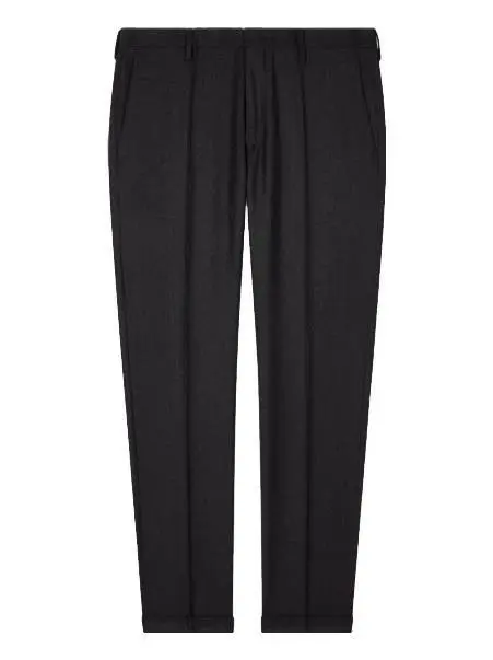 Paul Smith Slim-fit Wool-cashmere Flannel Trousers - Grey