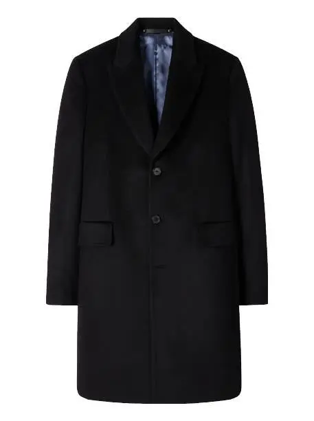 Paul Smith Cashmere Epsom Coat - Black