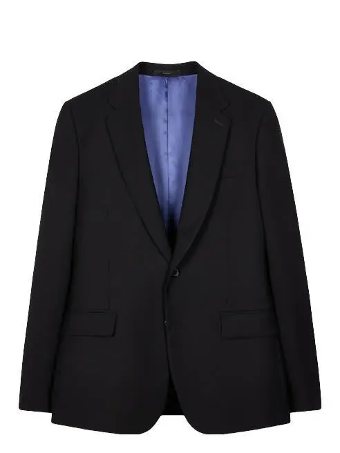 Paul Smith The Soho Tailored-fit Wool 'a Suit To Travel In' Blazer - Black