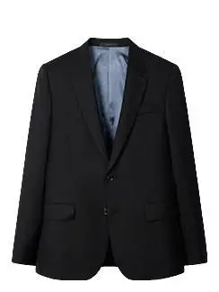 Paul Smith The Soho Tailored-fit Wool 'a Suit To Travel In' Blazer - Black