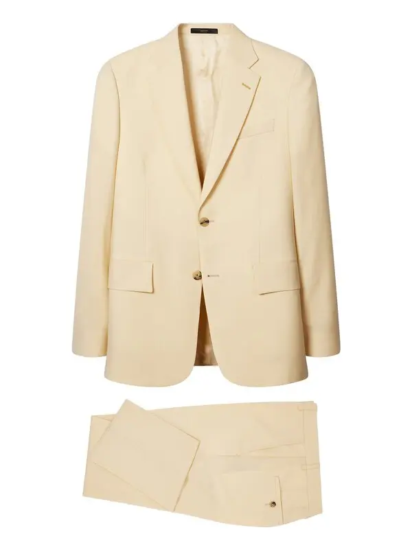 Paul Smith The Brierley Butter Wool-mohair Suit - Yellow