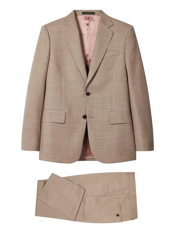 Paul Smith The Brierley Tan Tropical Wool Suit - Brown