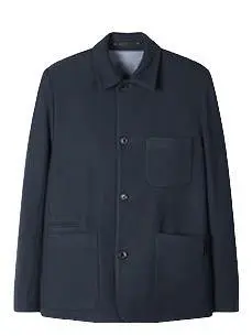 Paul Smith Extra-fine Wool Work Jacket - Blue