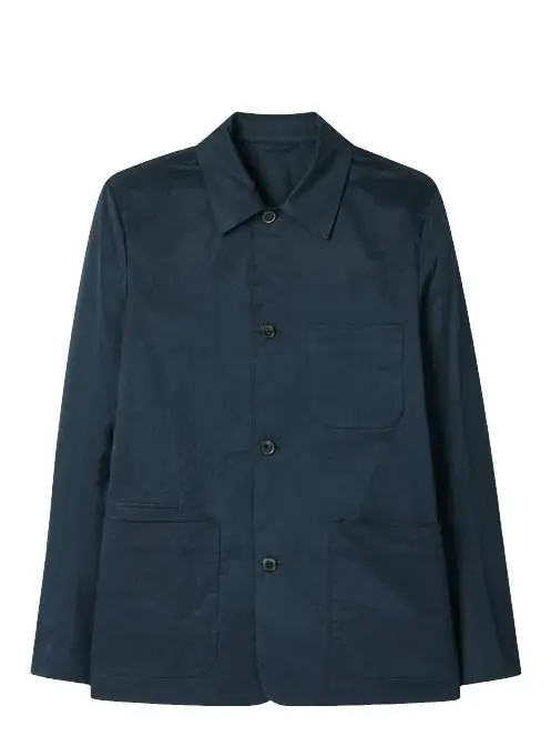 Paul Smith Peached Nylon-blend Work Jacket - Blue