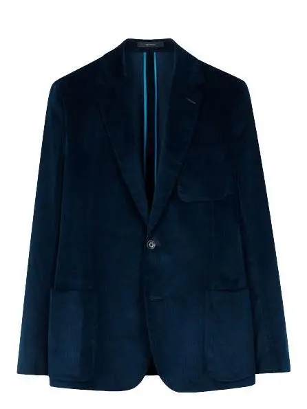 Paul Smith Cotton-blend Corduroy Blazer - Blue