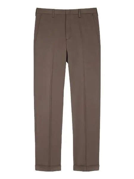 Paul Smith Slim-fit Dark Cotton-stretch Chinos - Grey