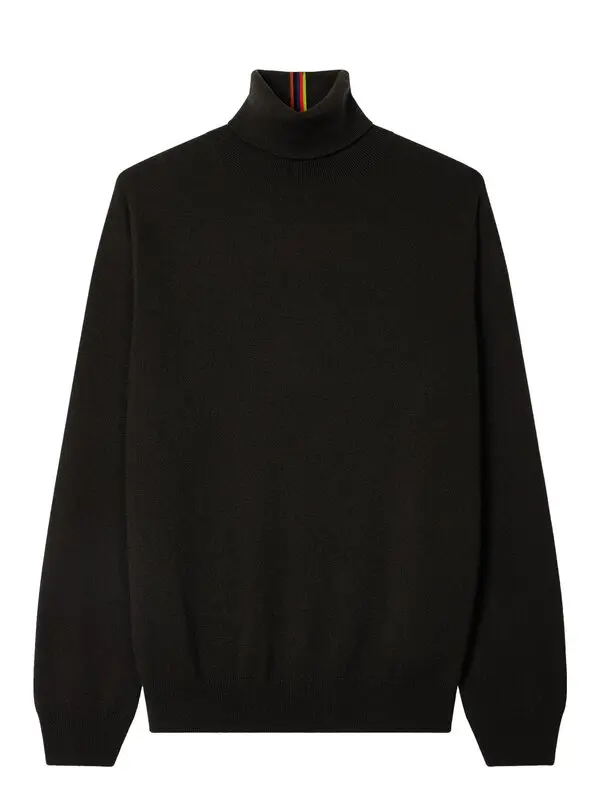 Paul Smith Cashmere Roll Neck Sweater - Green