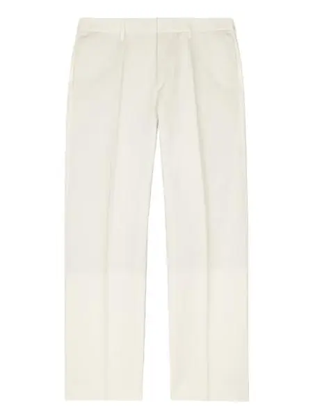 Paul Smith Cotton-linen Twill Trousers - White