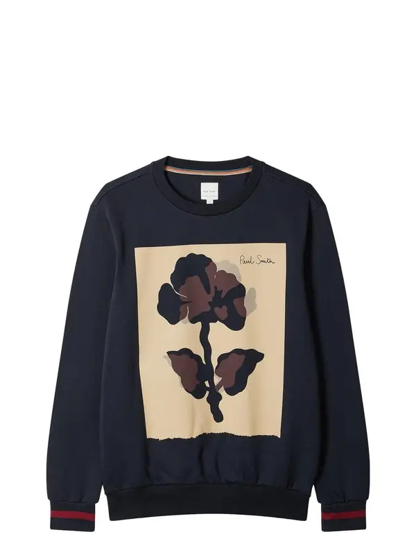 Paul Smith Printed Sweatshirt - Blue